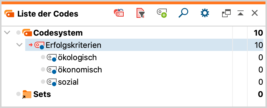 Codesystem anpassen - MAXQDA - MAXQDA