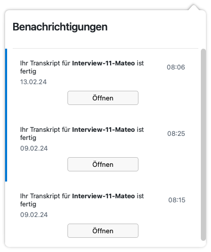 Automatische Transkription mit MAXQDA Transcription