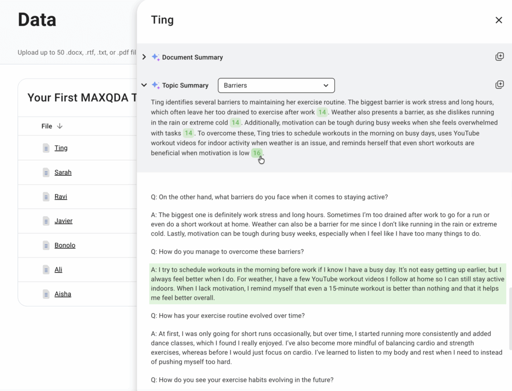 Importing Your Data - MAXQDA Tailwind