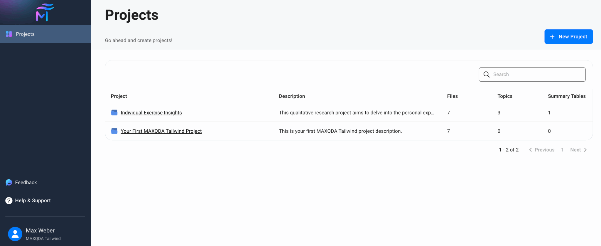 Getting Started - MAXQDA Tailwind