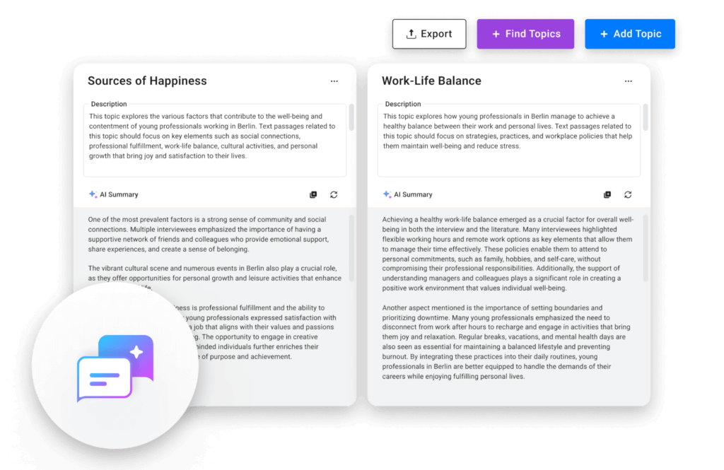 Features - MAXQDA Tailwind