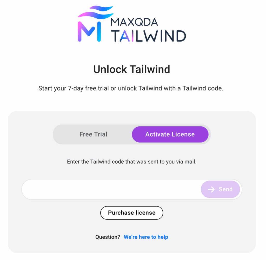 Licensing & Subscriptions - MAXQDA Tailwind