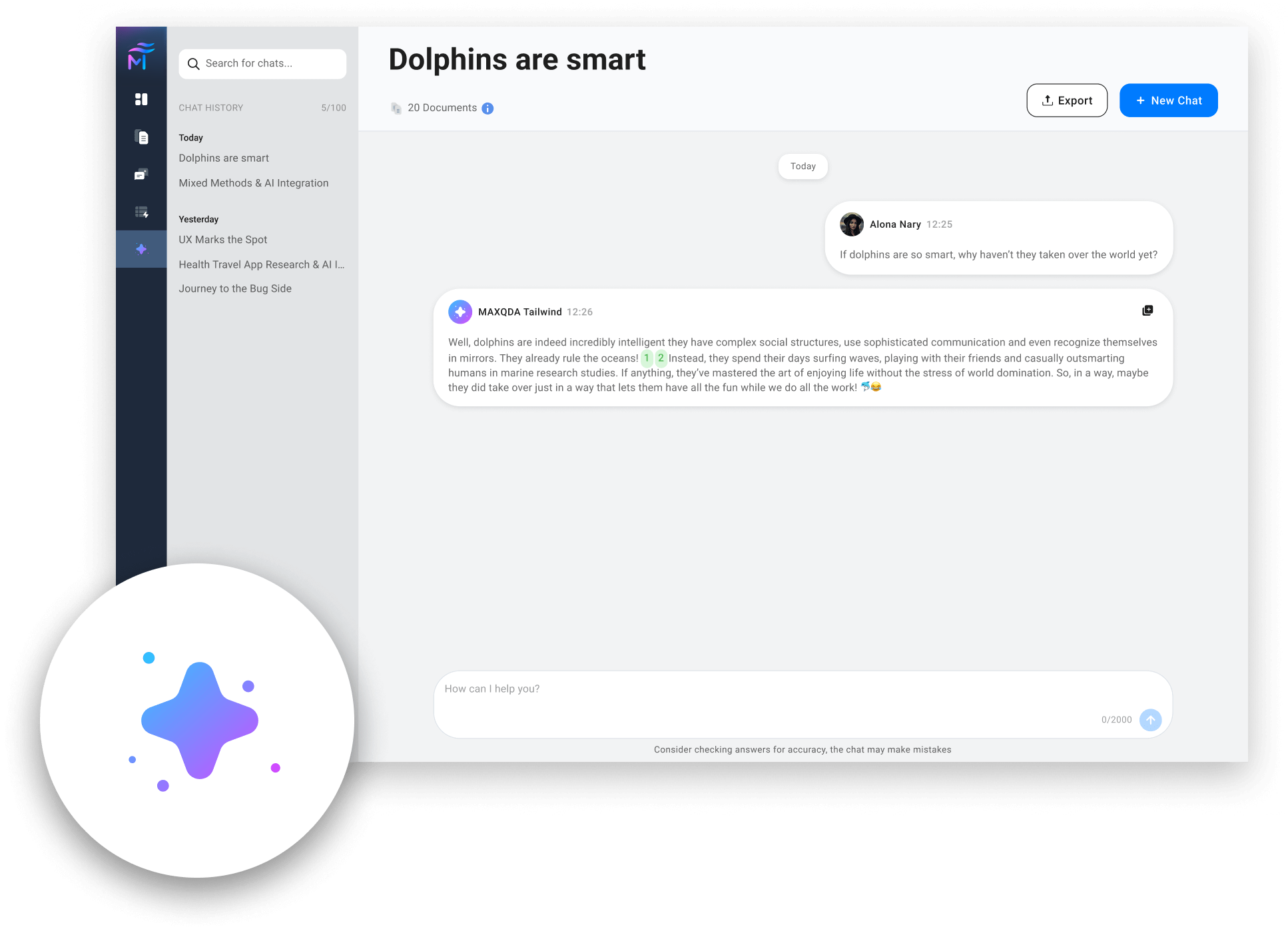 Features - MAXQDA Tailwind