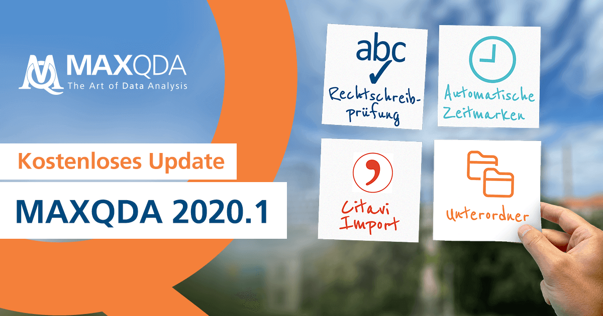 MAXQDA 2020.1 veröffentlicht - Kostenloses Update für MAXQDA 2020 - MAXQDA