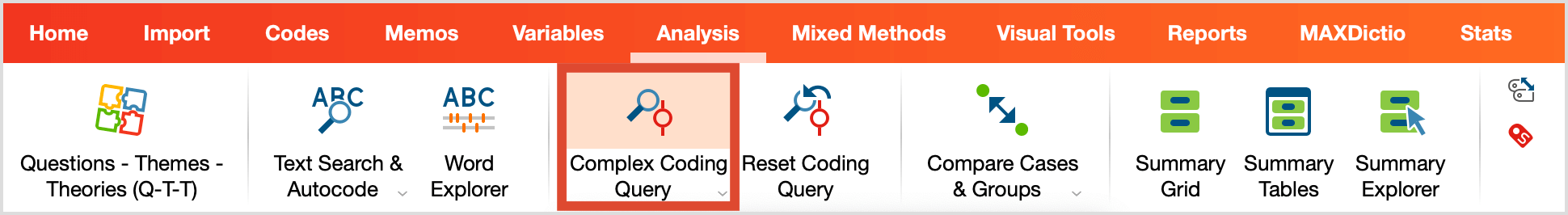 MAXQDA 2022 Online Manual: Complex Coding Query