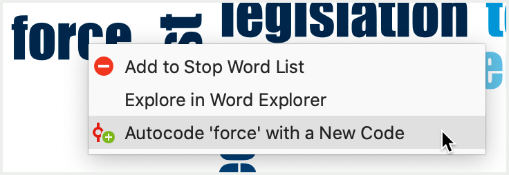 MAXQDA 2022 Online Manual: Word Cloud: Visualize Word Frequencies