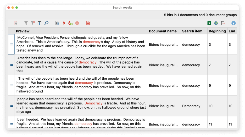 MAXQDA 2022 Online Manual: Word Trends: Analyze Frequencies of Words ...