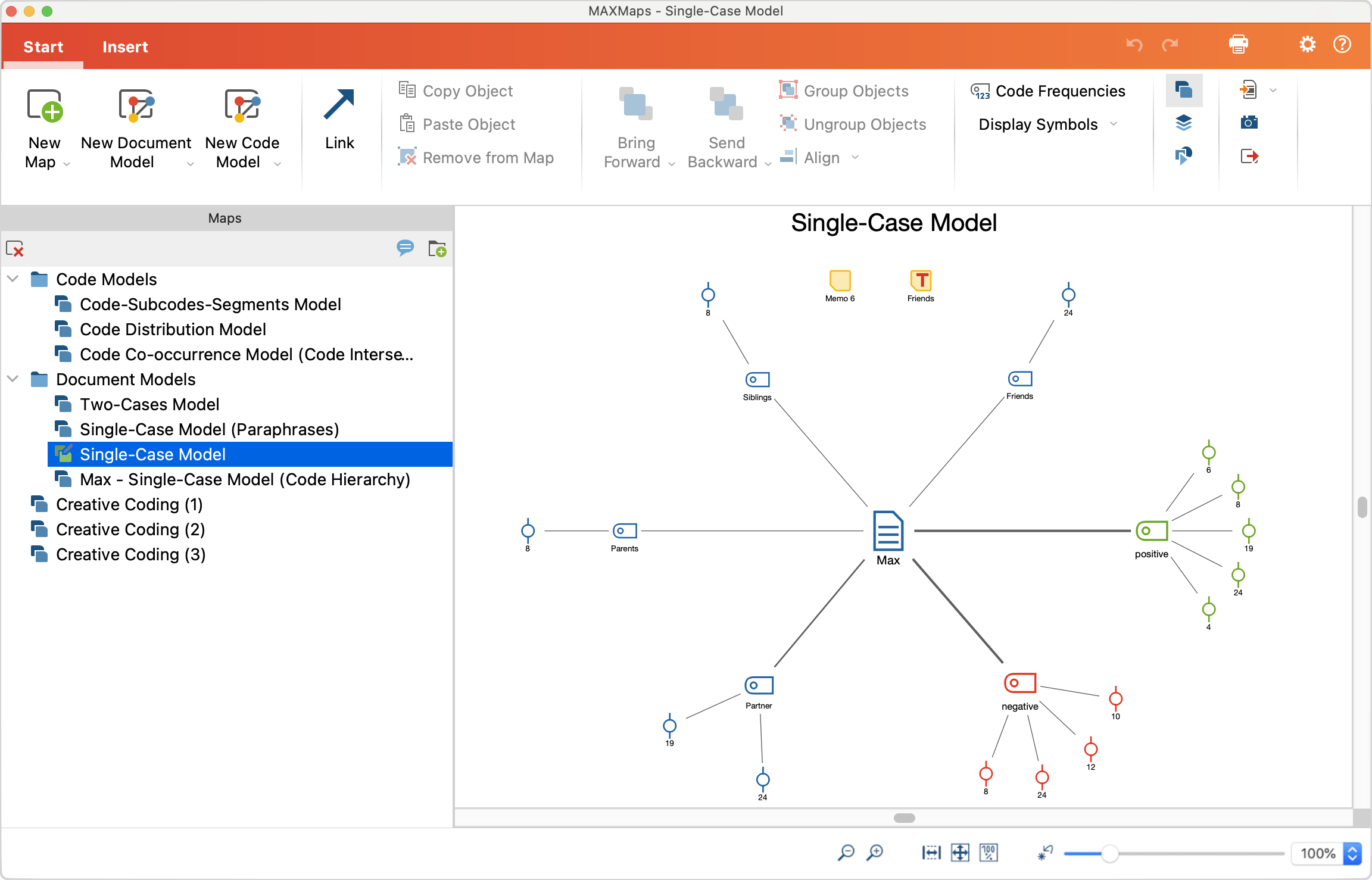 MAXQDA 2022 Online Manual: The MAXMaps Interface - MAXQDA