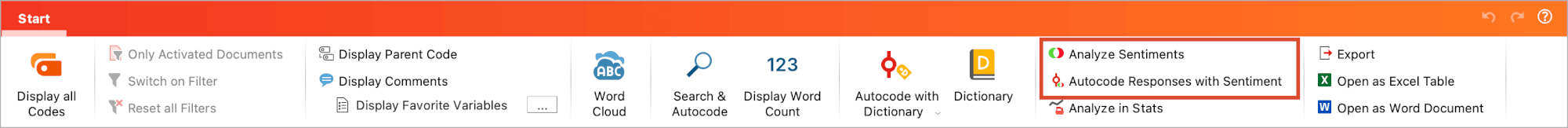 MAXQDA 2022 Online Manual: Search and Autocode Survey Responses - MAXQDA