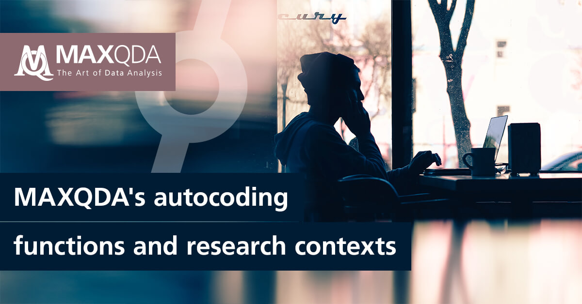 Autocoding: an overview of MAXQDA's autocoding functions