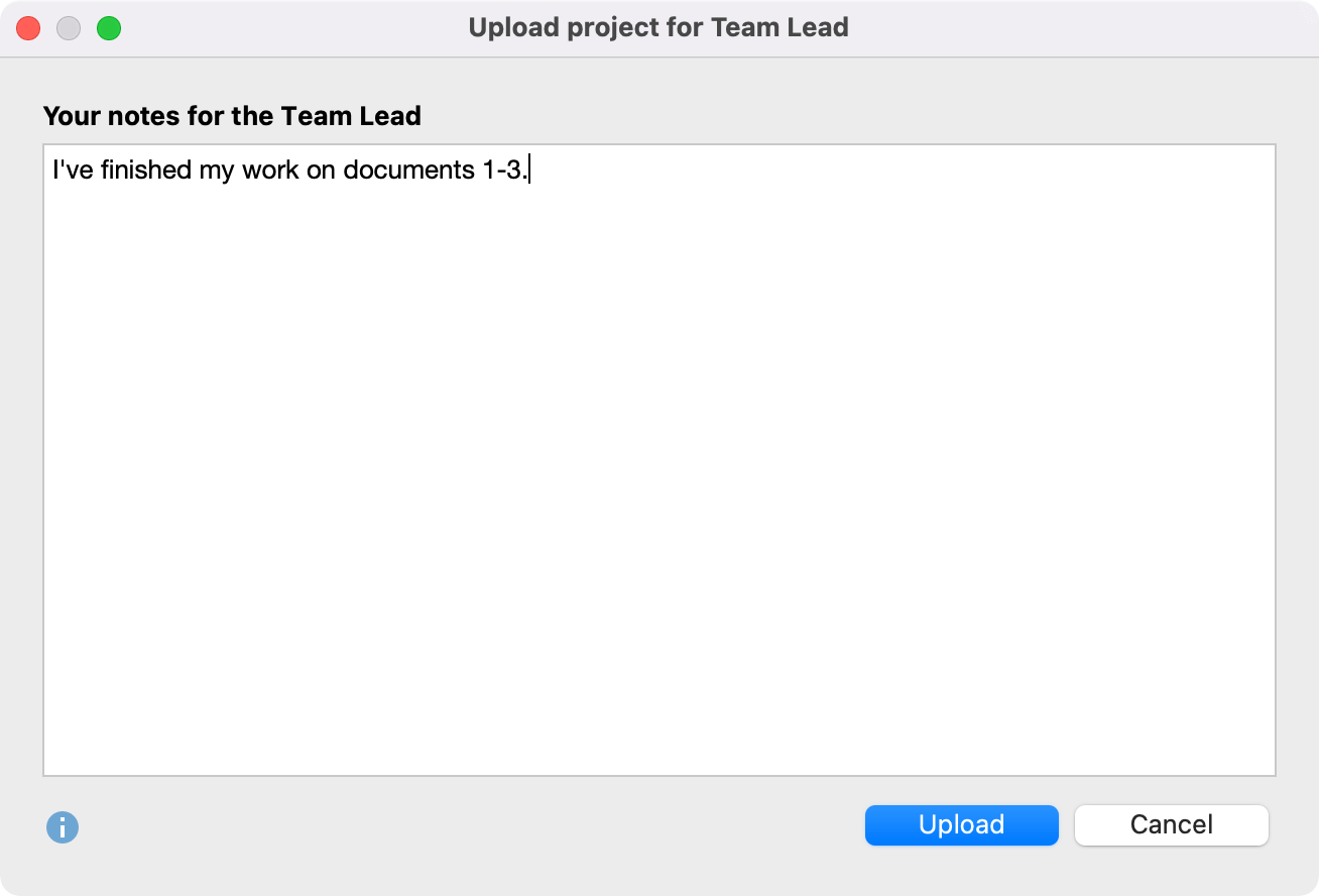 MEMBER: Upload project for team lead - MAXQDA - MAXQDA