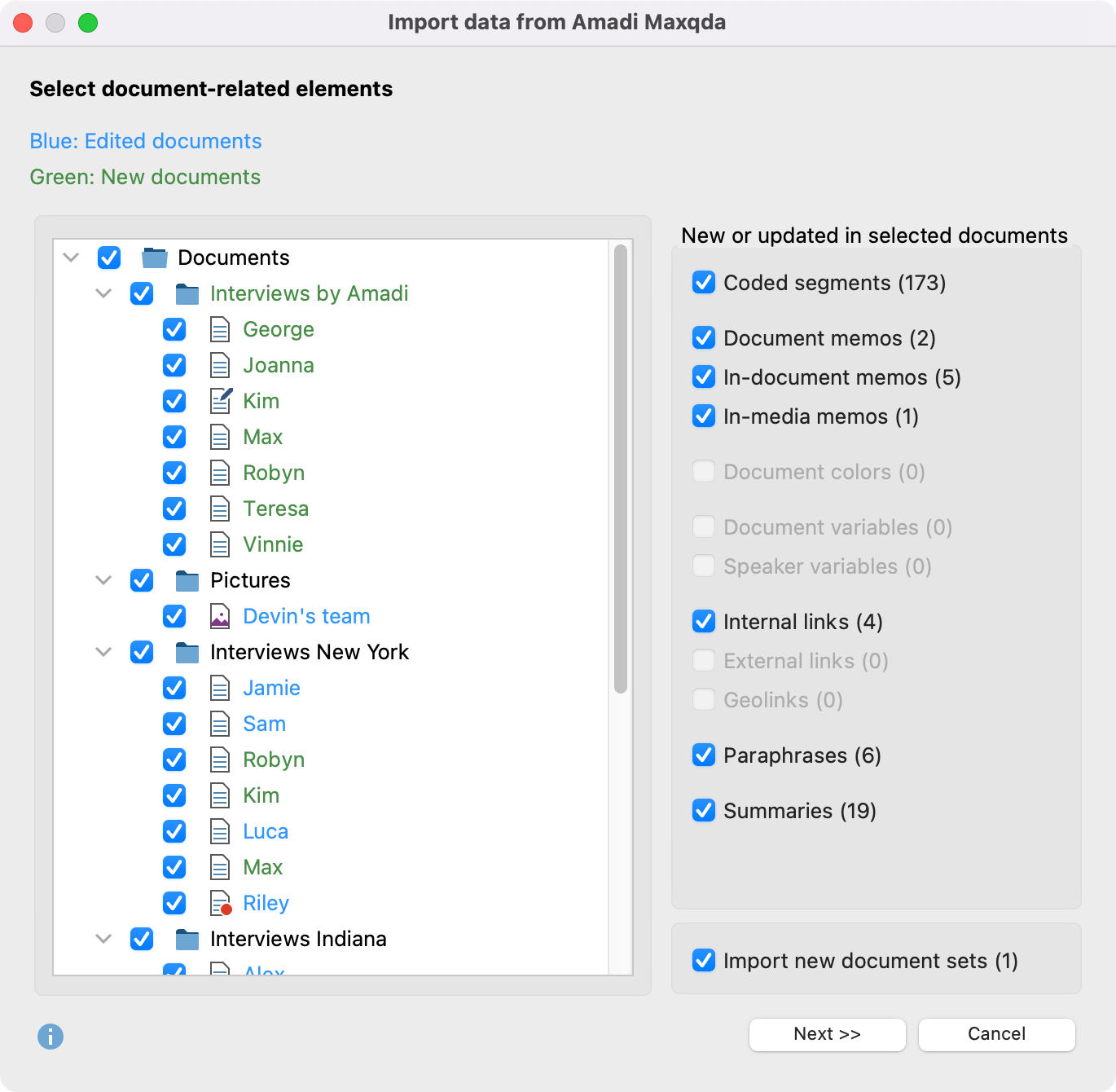 LEAD: Import teamwork data - MAXQDA - MAXQDA