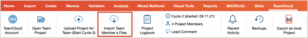 LEAD: Import teamwork data - MAXQDA - MAXQDA