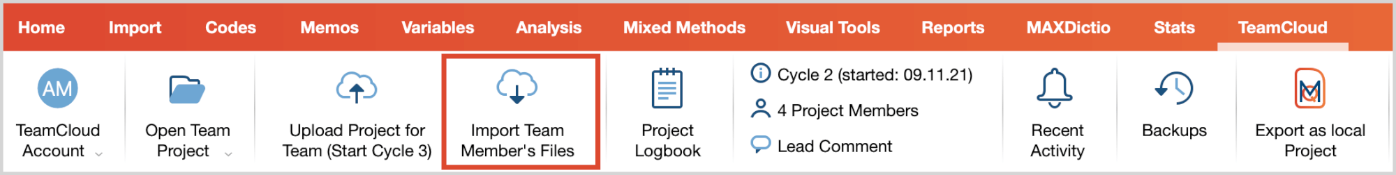 LEAD: Import teamwork data - MAXQDA - MAXQDA