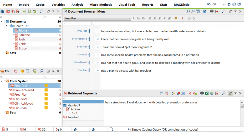 Survey Analysis in MAXQDA with Questionnaire Handbooks