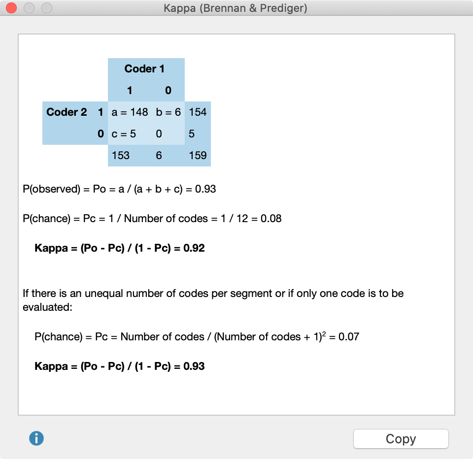 MAXQDA 2022 Online Manual: Intercoder Agreement - MAXQDA