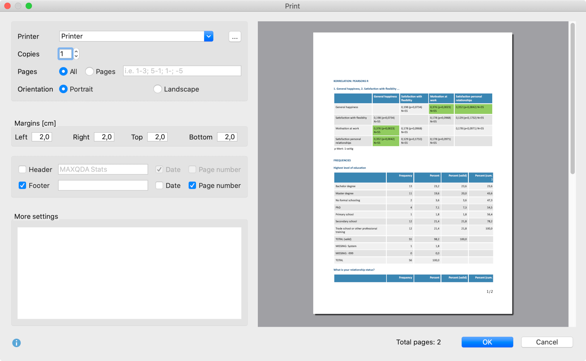 MAXQDA 2022 Online Manual: The Output Viewer - MAXQDA