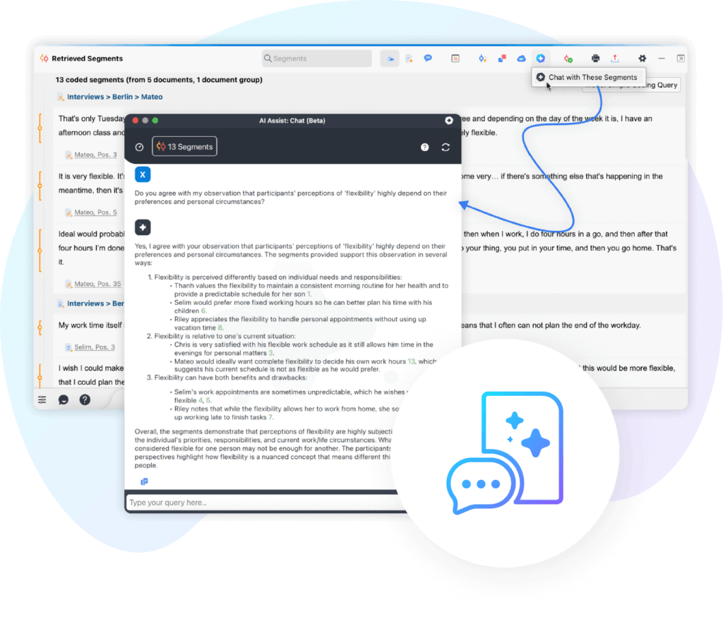 AI Assist for qualitative data analysis - MAXQDA