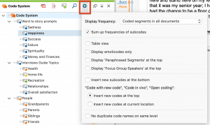 Exporting your coding system from maxqda to excel - intralomi
