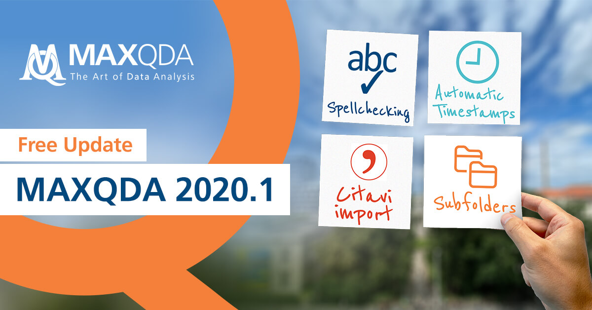 MAXQDA 2020.1 Released - Download Free Update for MAXQDA 2020