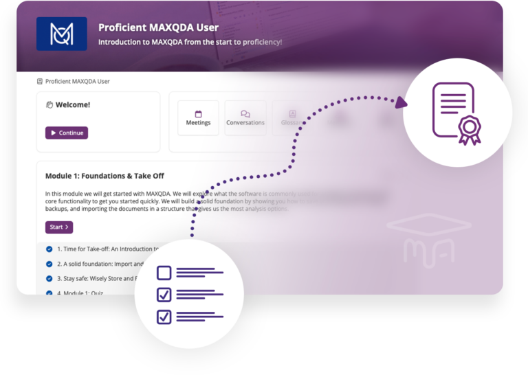 Proficient MAXQDA User Online Course